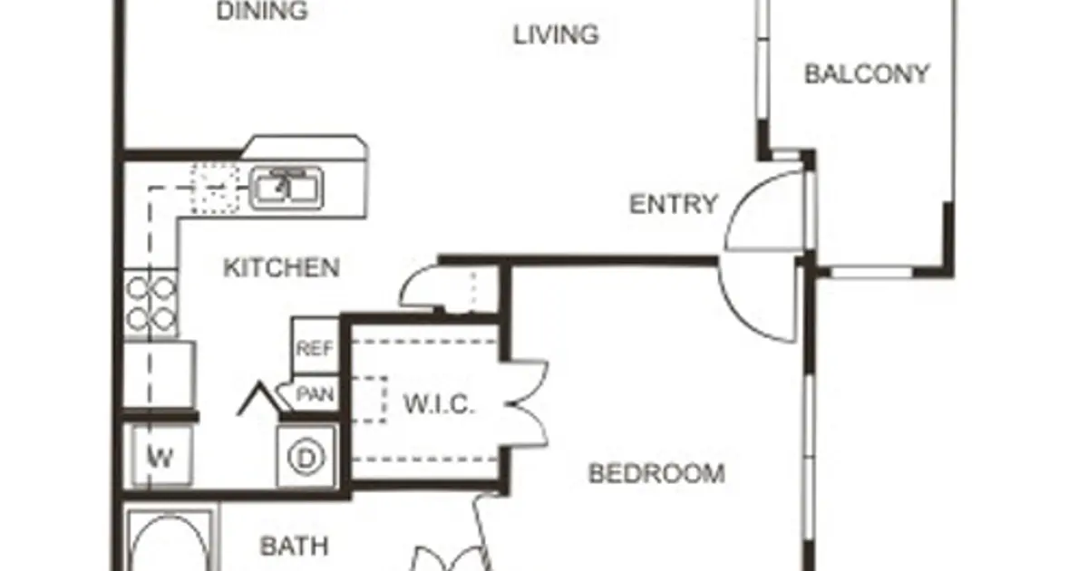 Unit 810 - 1x1-A2 | Millstone Apartment Homes